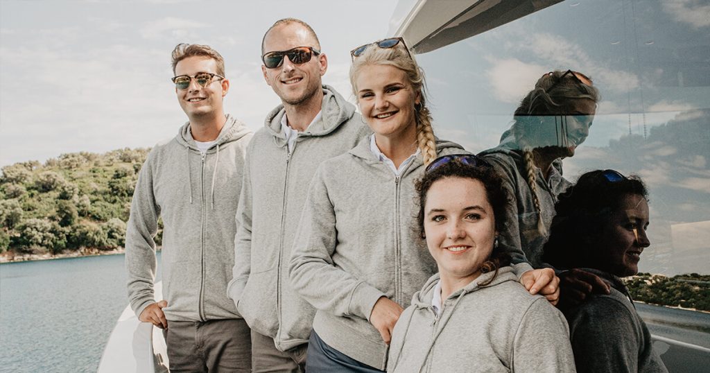 Get on board with luxury sustainable yacht crew uniforms this season ...